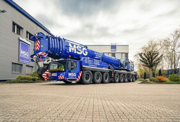 Fuhrpark: Von unserem 40t-Mobilkran bis zum 750t-Kraftpaket | MSG ...